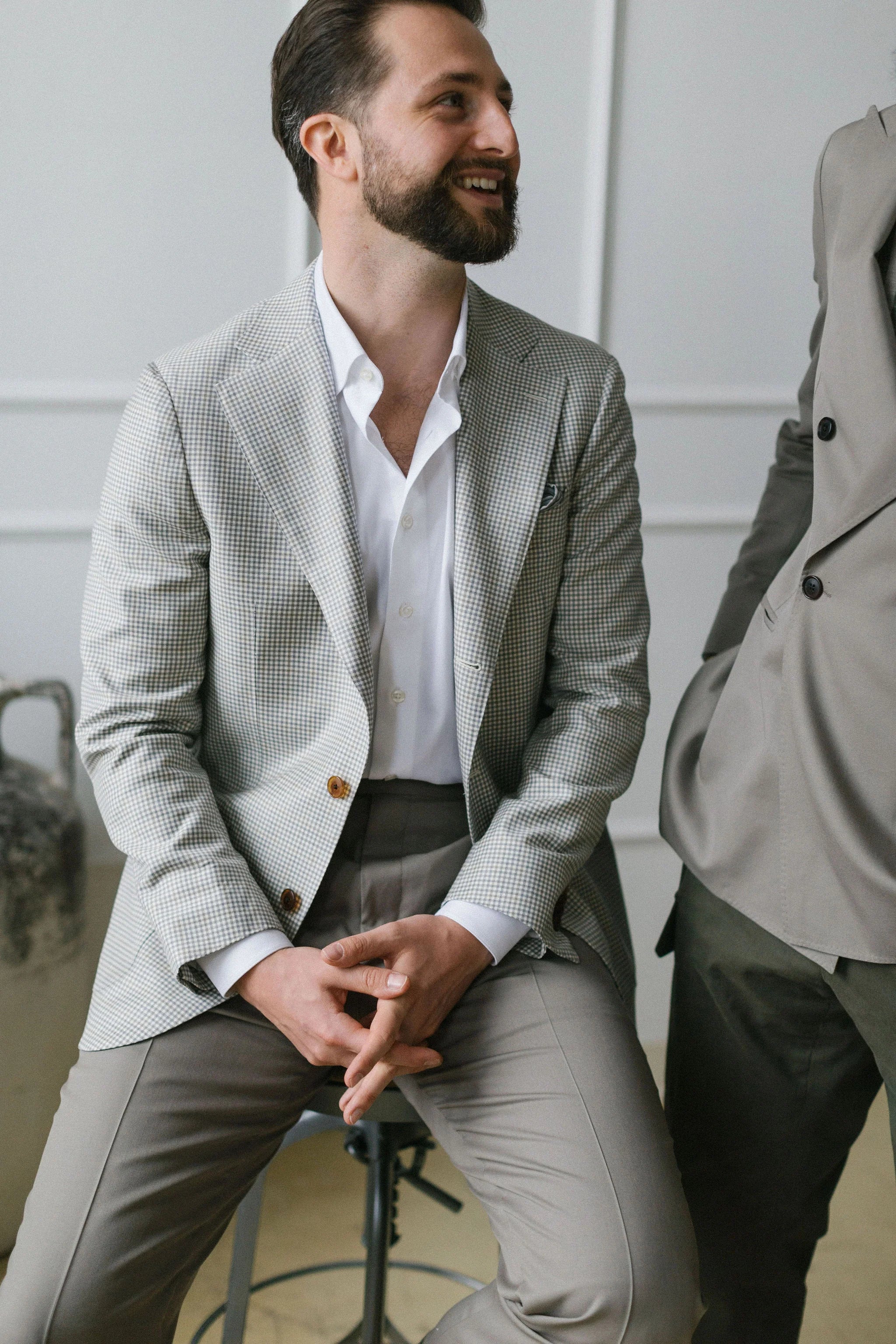 What I'm Wearing Today: Gun Check Suit + Wool Knit Tie – Mr. Cavaliere